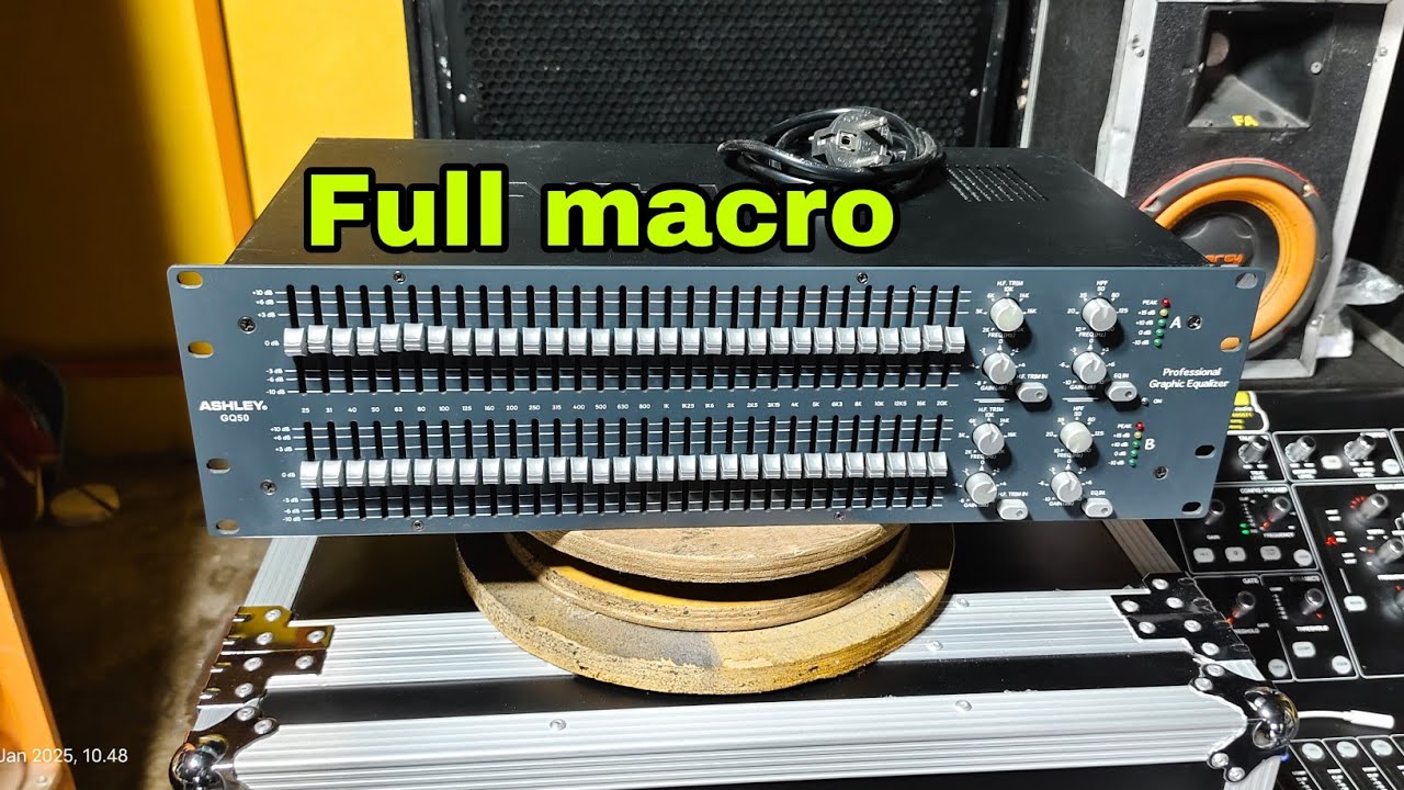 REVIEW EQUALIZER ASHLEY GQ50 FULL MACRO - YouTube