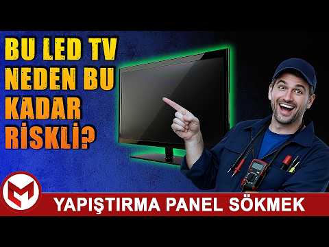 LED TV Yapıştırma Panel Sökme Yöntemi | En Riskli Panel Operasyonu!