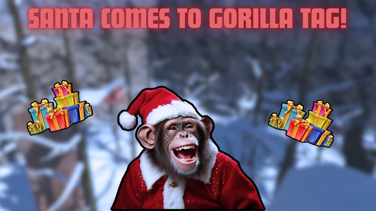 Santa comes to Gorilla Tag! - YouTube