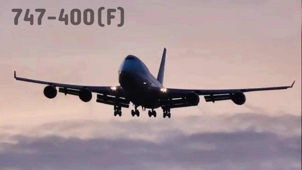 Dreamy BOEING 747-400(F) Sunrise Landing at Birmingham Airport BHX ...