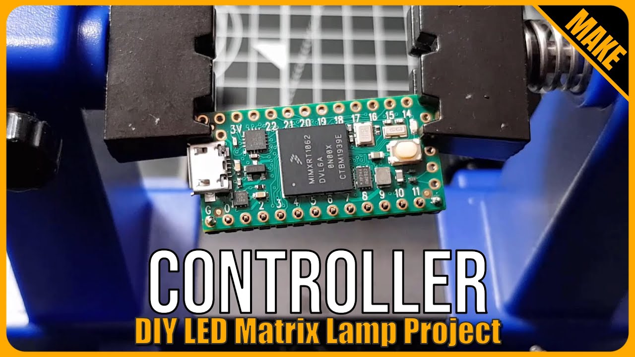 DIY LED Matrix Lamp 1: Making Teensy LED Controller - YouTube