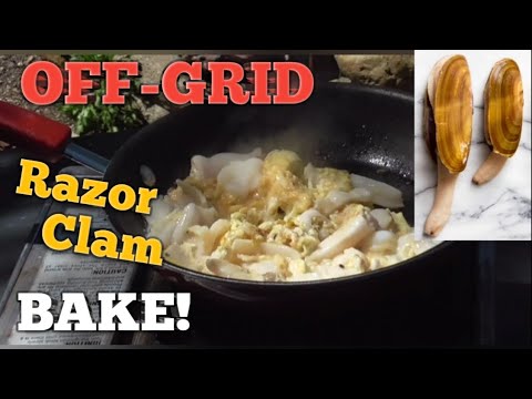 How to Clean & Cook Pacific Northwest Coast Razor Clams - YouTube