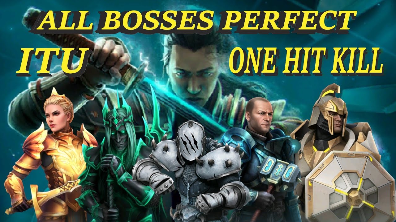 Shadow Fight 4 ITU Perfect All Bosses One Hit Kill - YouTube