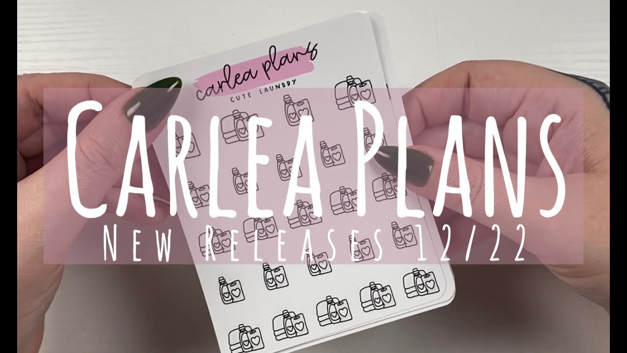 Carlea Plans || New Releases || December 22 - YouTube