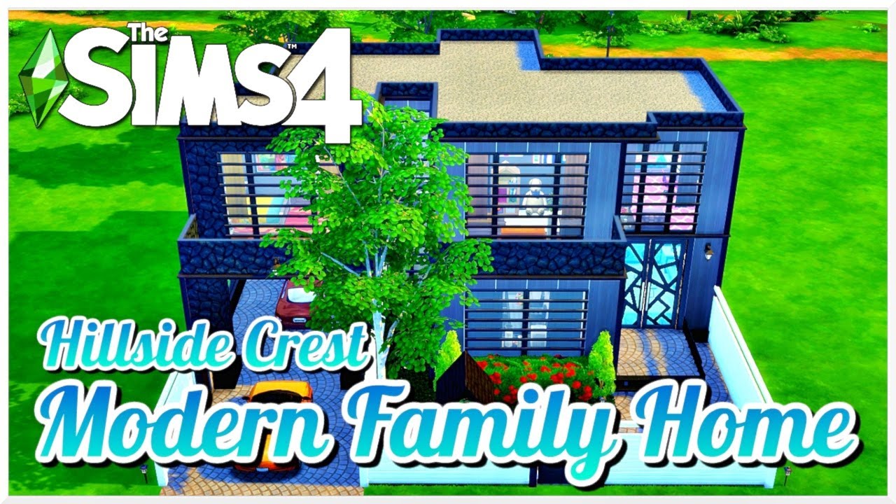 Hillside Crest || Modern Family Home || Speed Build || NO CC || The ...