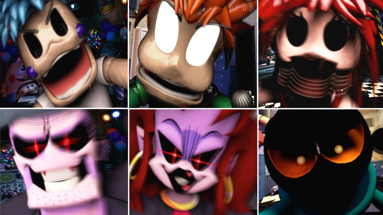FRIDAY NIGHT FUNKIN ALL JUMPSCARES!! - YouTube