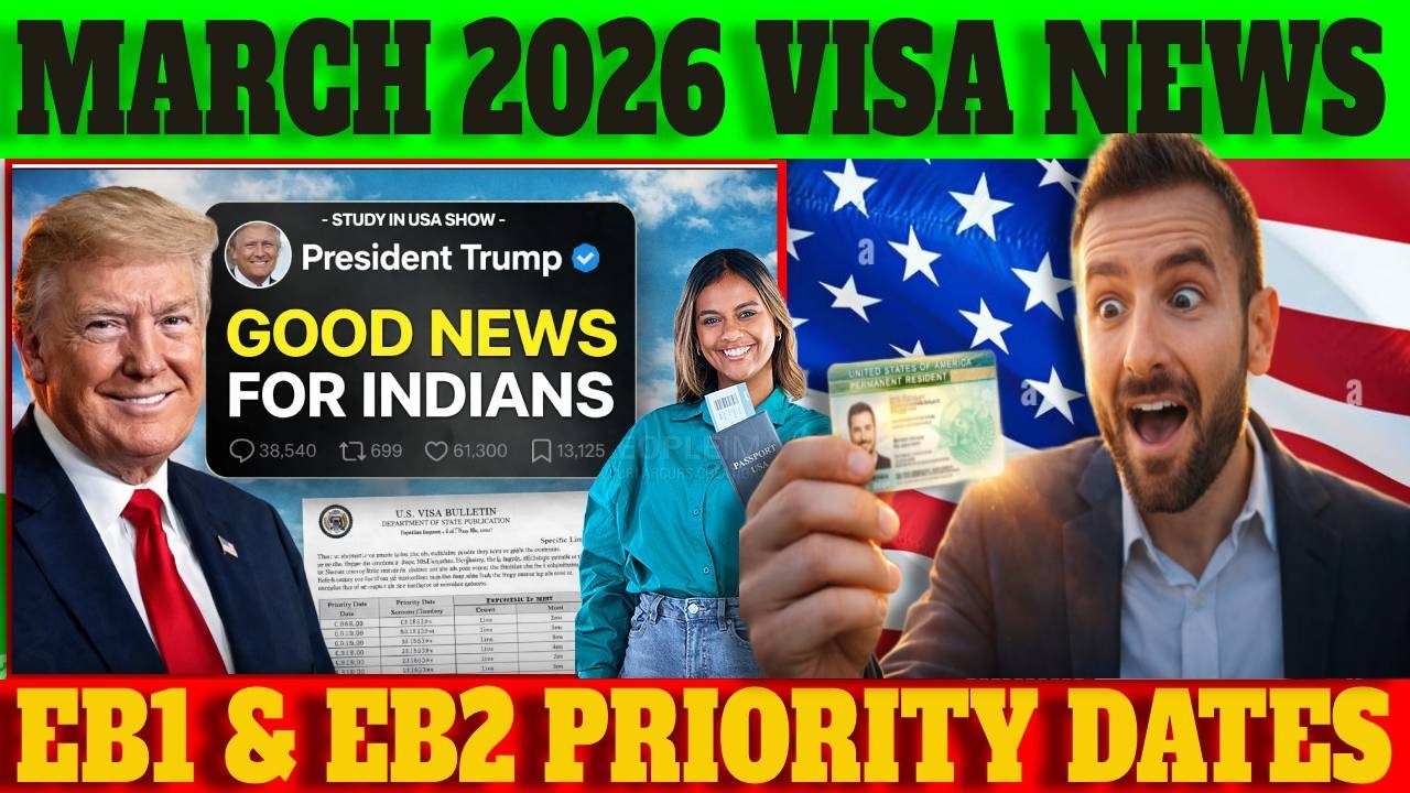 Big Update: March 2026 U.S. Visa Bulletin | EB1 & EB2 India Backlog ...