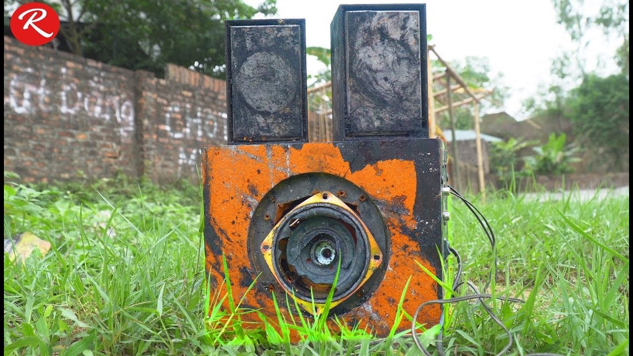 Restoration old broken abandoned speakers – rescue computer speakers ...