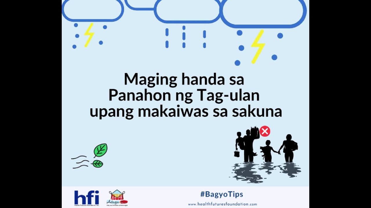 Mga Dapat Mong Gawin Ngayong Panahon ng Tag-ulan - YouTube