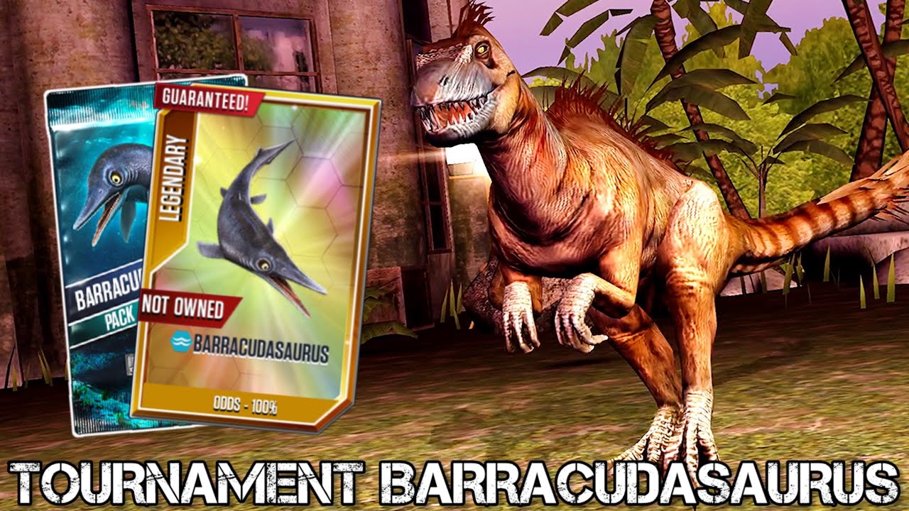 Jurassic World: The Game EP519 TOURNAMENT BARRACUDASAURUS - YouTube