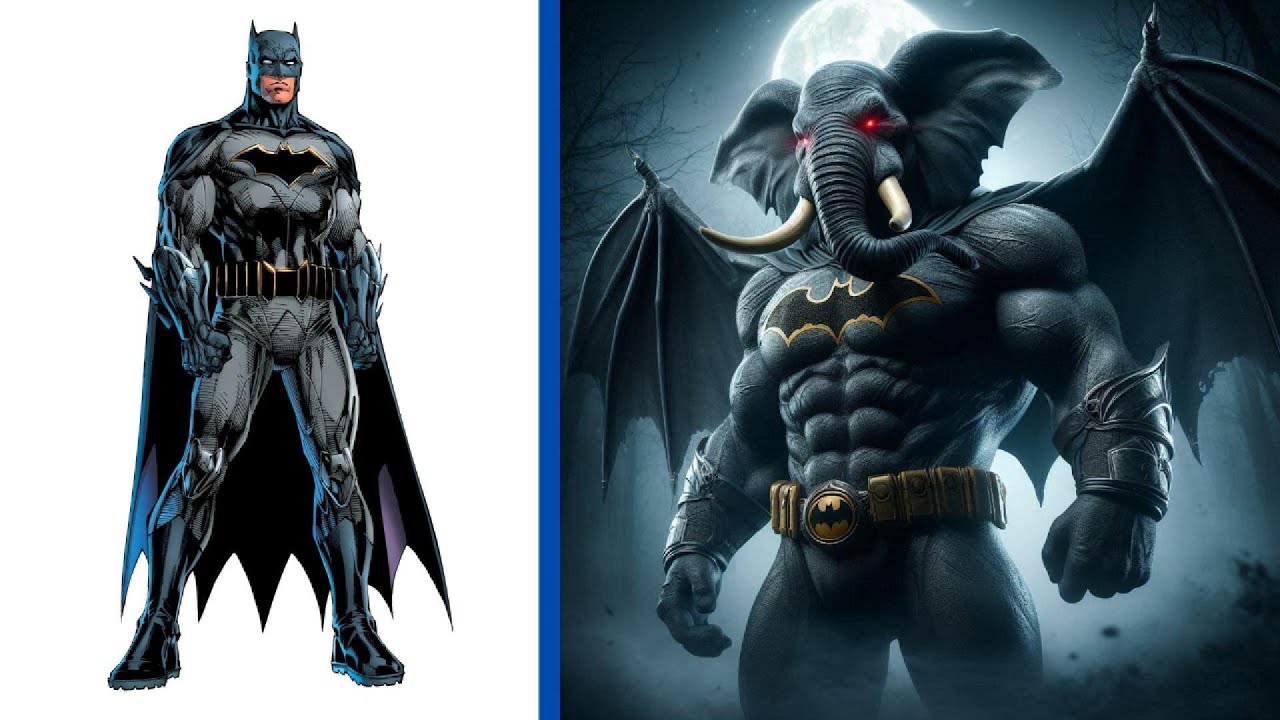 SUPERHERO But SUPER ELEPHANT 🔥🔥 MARVEL & DC Characters 2025 💥 - YouTube