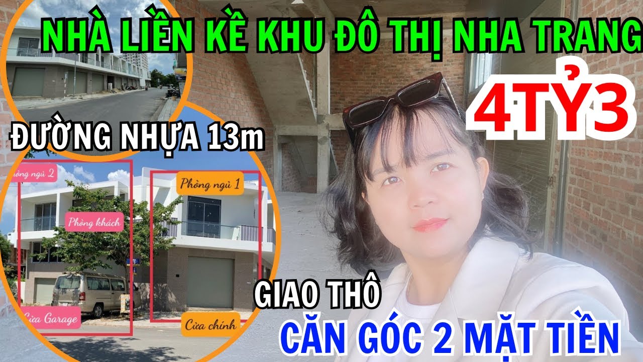 [ĐÃ BÁN] NHÀ LIỀN KỀ KHU ĐÔ THỊ PHƯỚC LONG NHA TRANG CĂN GÓC 2MẶT TIỀN ...