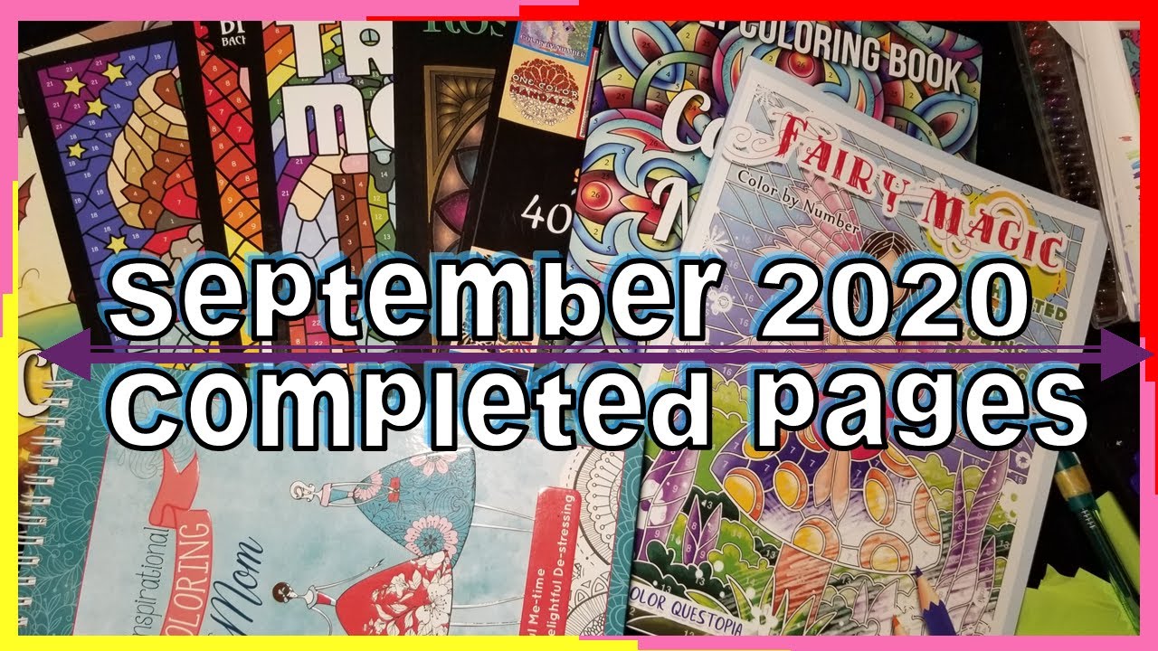 September 2020 ~ 19 Completed Pages - YouTube