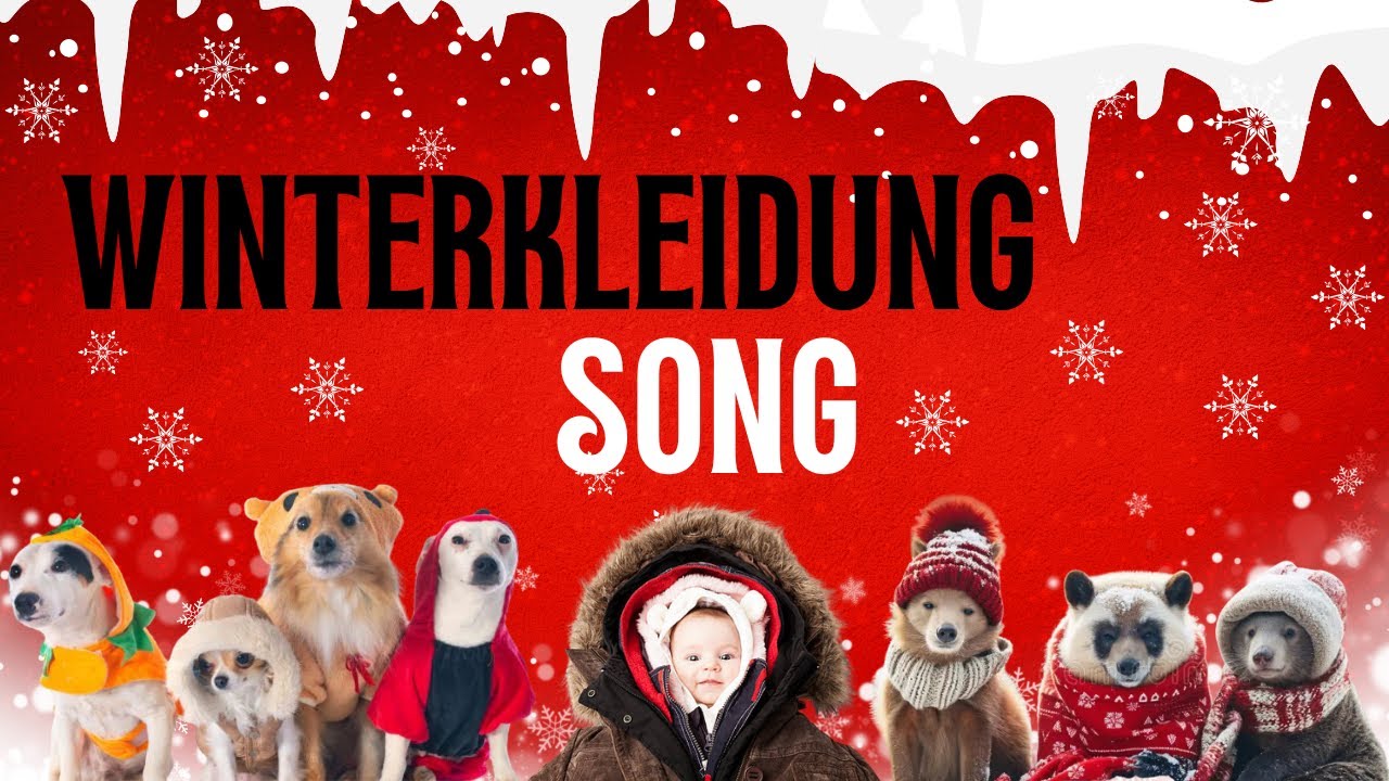 👢🧤🧣Winterkleidung☃️ ️ 🌨️ - SONG🎶 (Deutsch lernen mit Musik - DAF mit Spaß) - YouTube