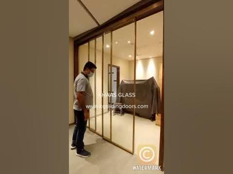 Slimline Sliding Partition, Drawing Room Partition, Office Partition ...