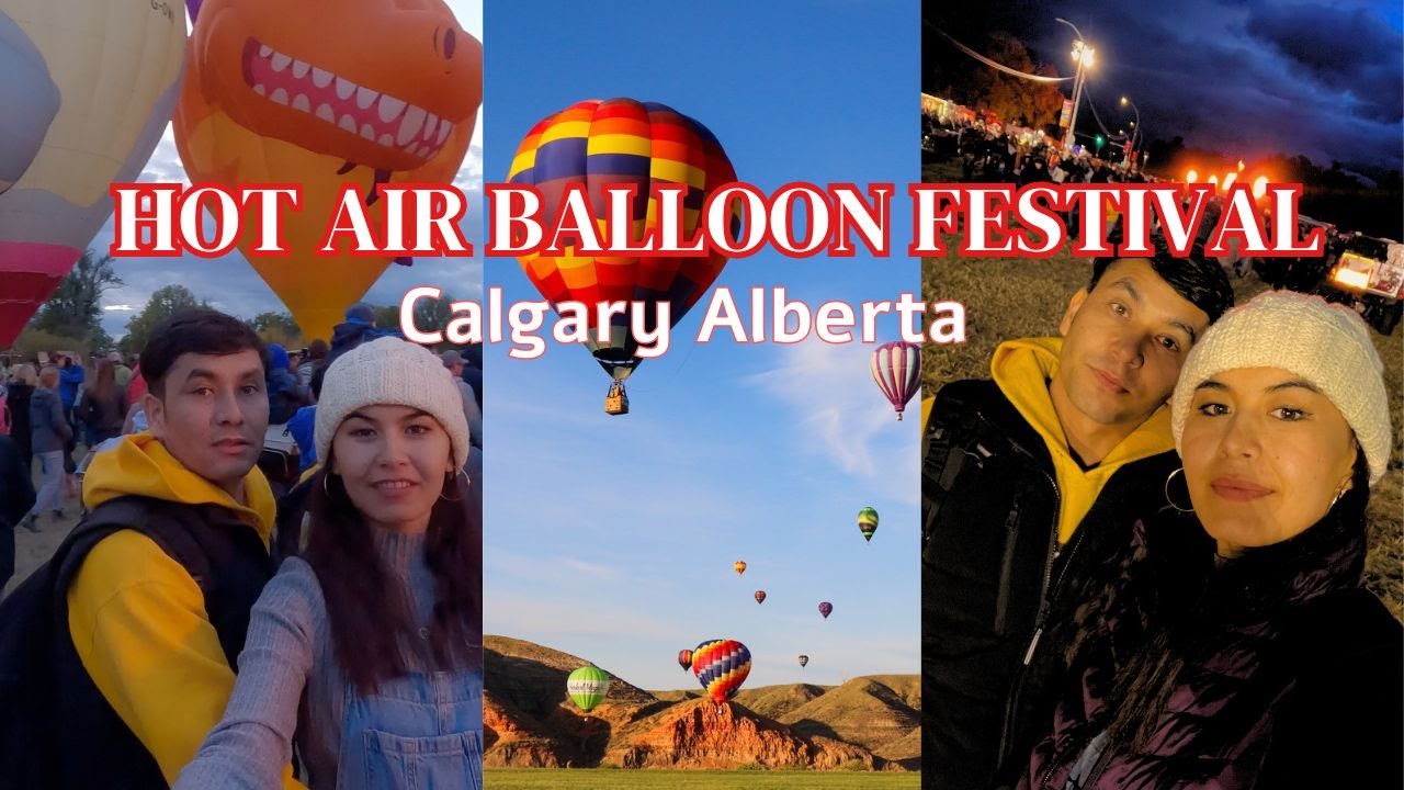 Calgary Hot Air Balloon - Preparation, Take Off and Flight - YouTube