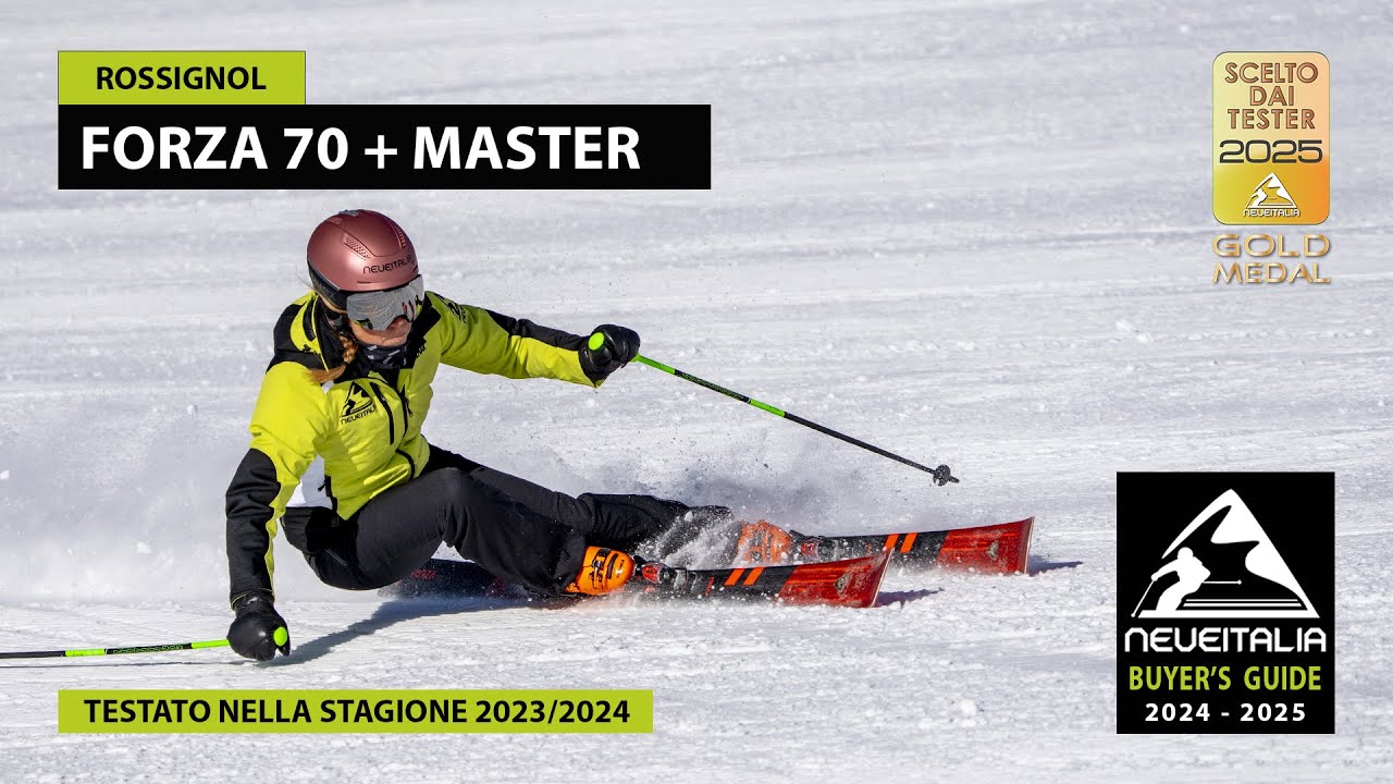 Rossignol Forza 70+ Master - NeveItalia - Ski Test - 2023-2024 - YouTube
