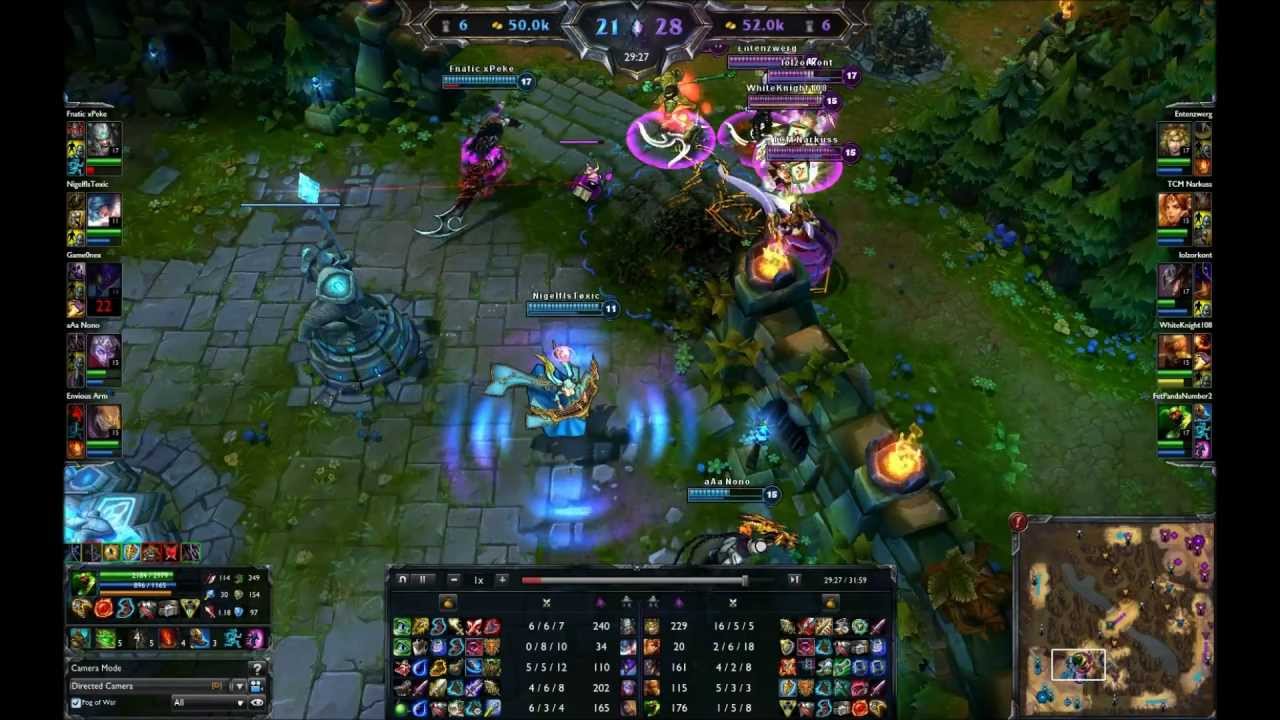 LoL - Ranked Match with Fnatic xPeke on Tryndamere - YouTube