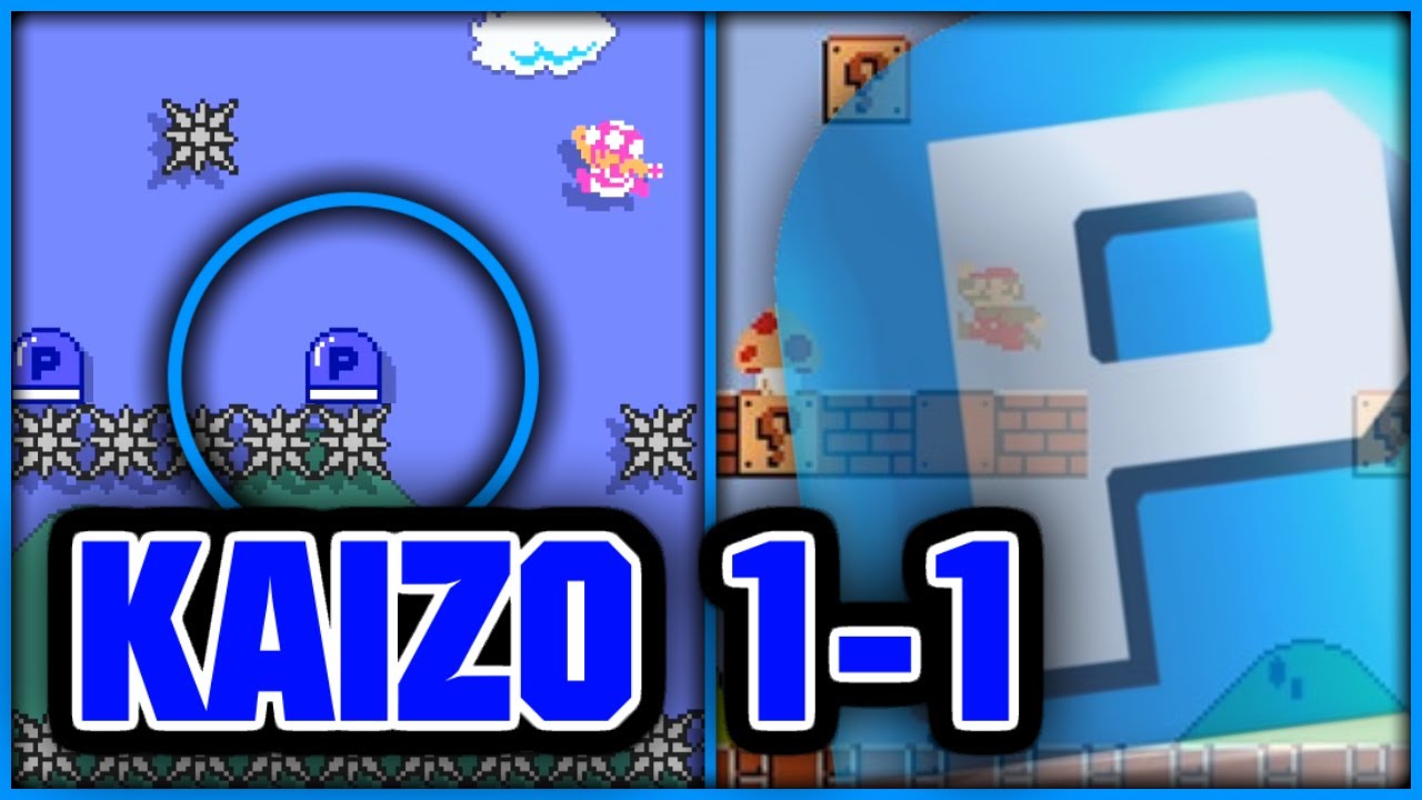 Super Mario Bros. 1-1 but with P-Switch Jumps - YouTube