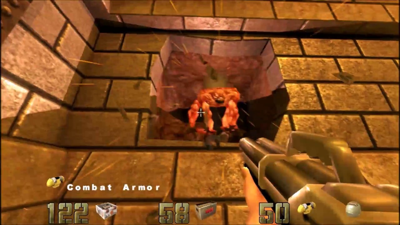 Quake 2 (2016 Edition), Guard House and Grid Control (All Secrets Found ...