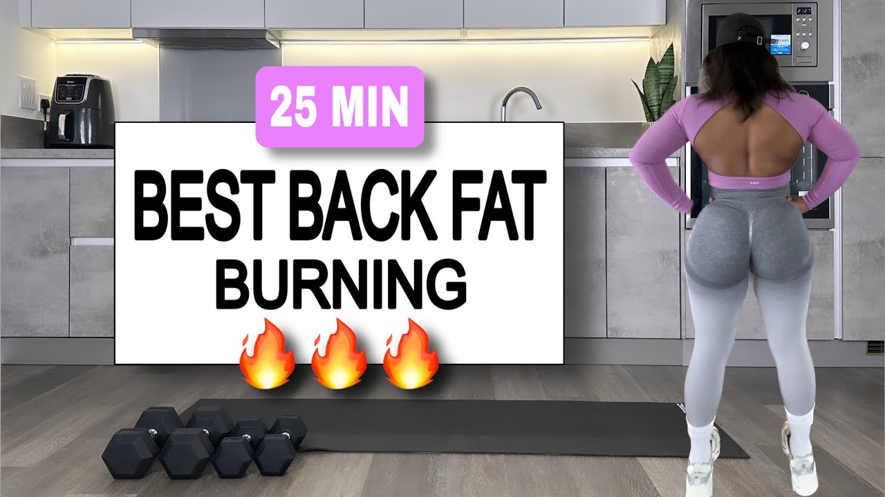 Are you tired of your back fat? 25-Minute Ultimate Back Fat Blast with Dumbbells! 💥 - YouTube