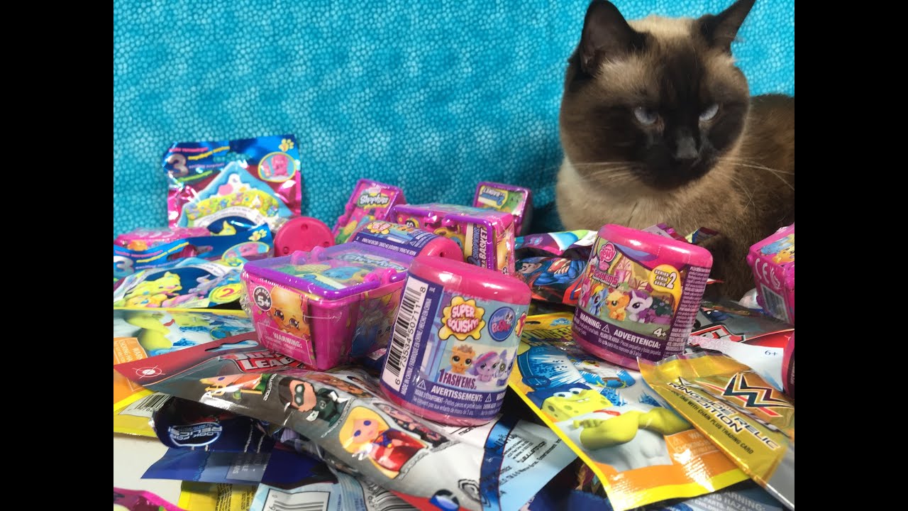 Blind Bag Palooza Round 1 Frozen Spongebob WWE Dog Tags Shopkins Soft ...