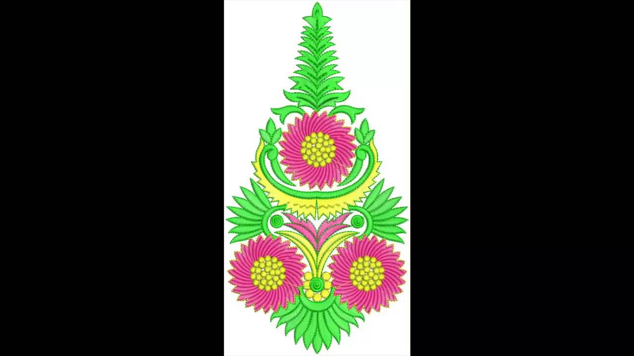 50 Kali Embroidery Designs | March 2015 Bulk Download - YouTube