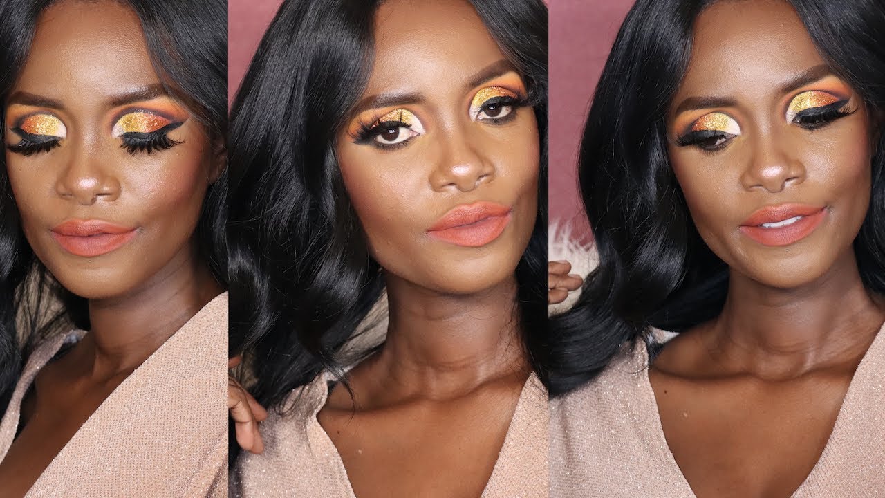 GLAM FALL LOOK | XITSONGA MAKEUP TUTORIAL | TINTSWALO - YouTube