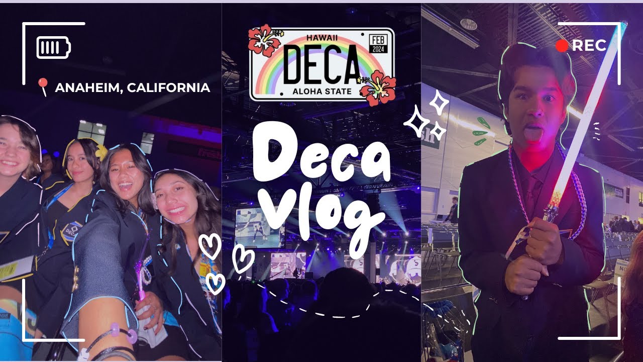 DECA ICDC 2024 Vlog Day 2| Anaheim, Pin Trading, Opening Ceremony ...