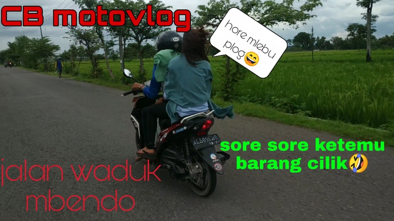 CB motovlog!! Sore sore ketemu barang cilik🤣 jalan waduk mendo sawoo ...