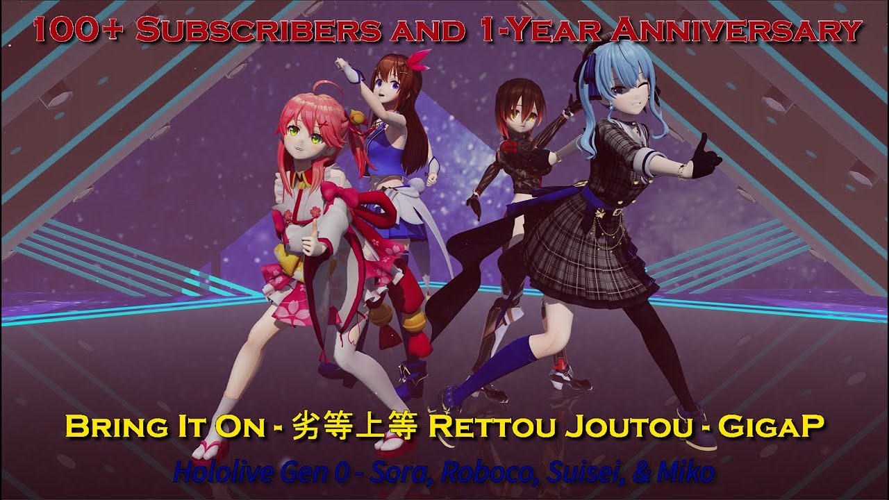 [41253_Null_MMD] 100 Subs & 1 Year Anniversary - Bring It On - 劣等上等 ...