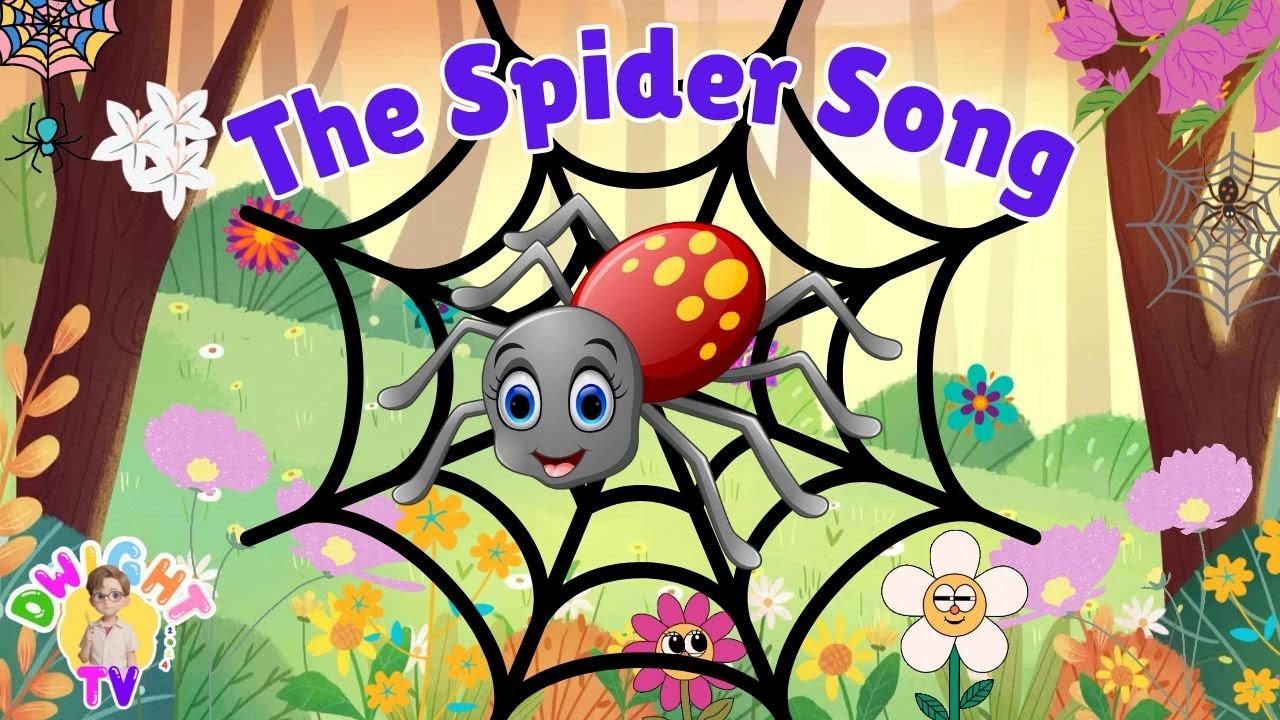 Spider Song for Kids | Real Spider Animations - YouTube