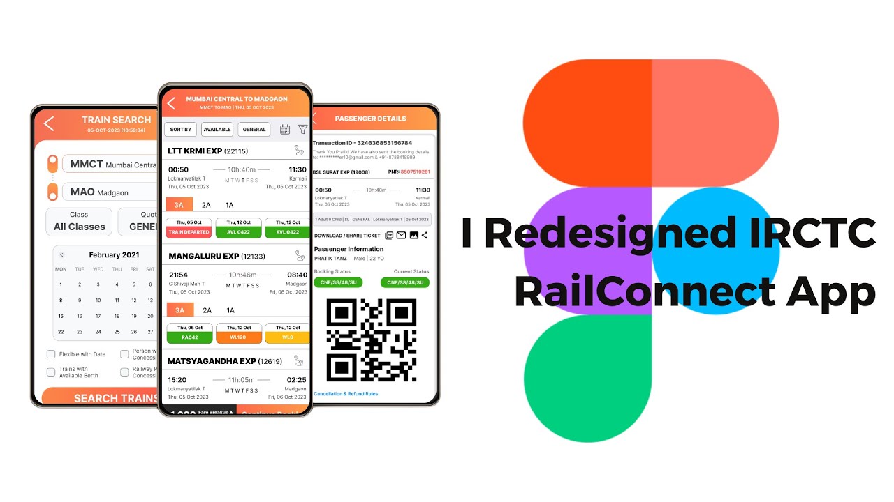 I Redesigned IRCTC UI - YouTube