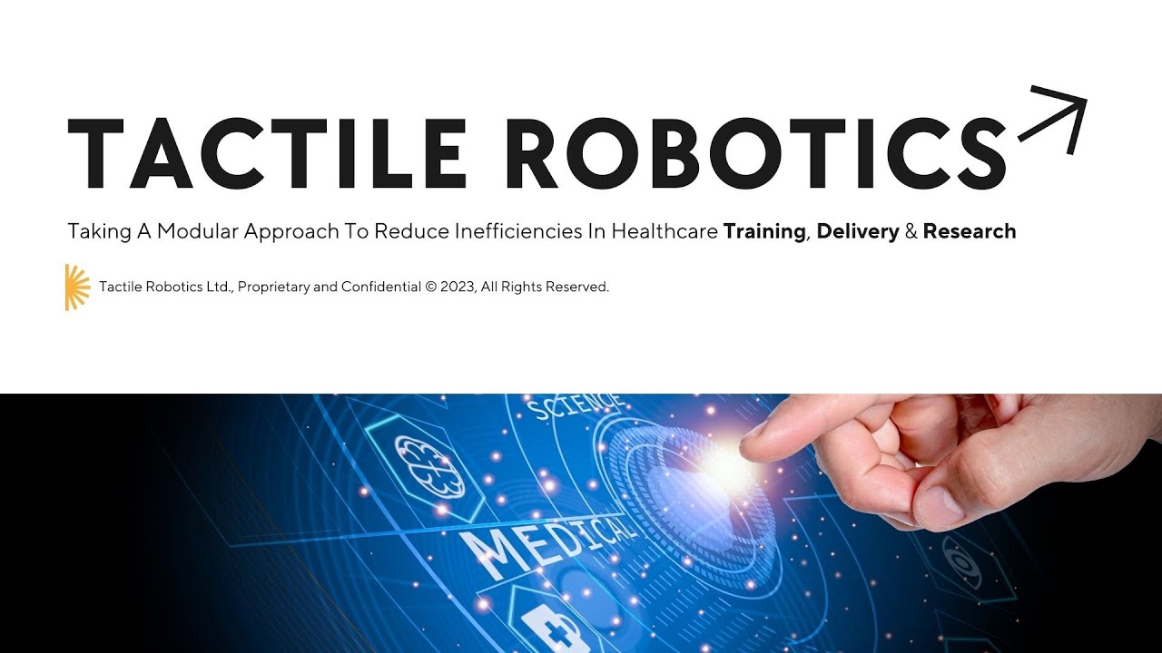 Tactile Robotics - Suite of Products - YouTube