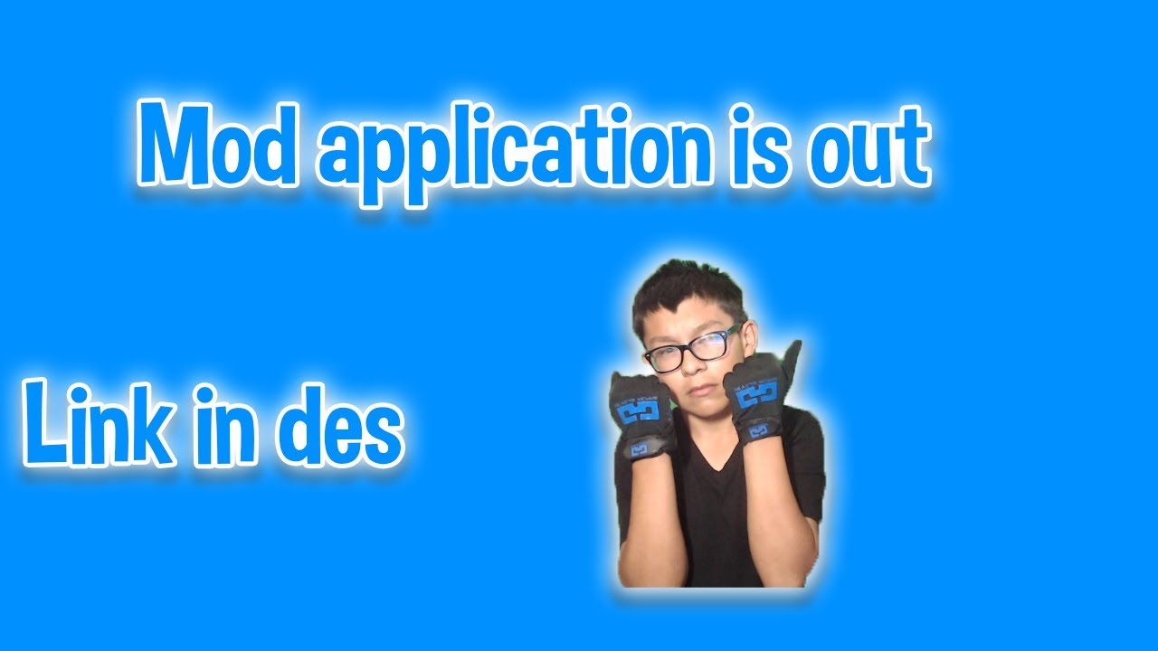 mod Application is Out *Discord is needed - YouTube