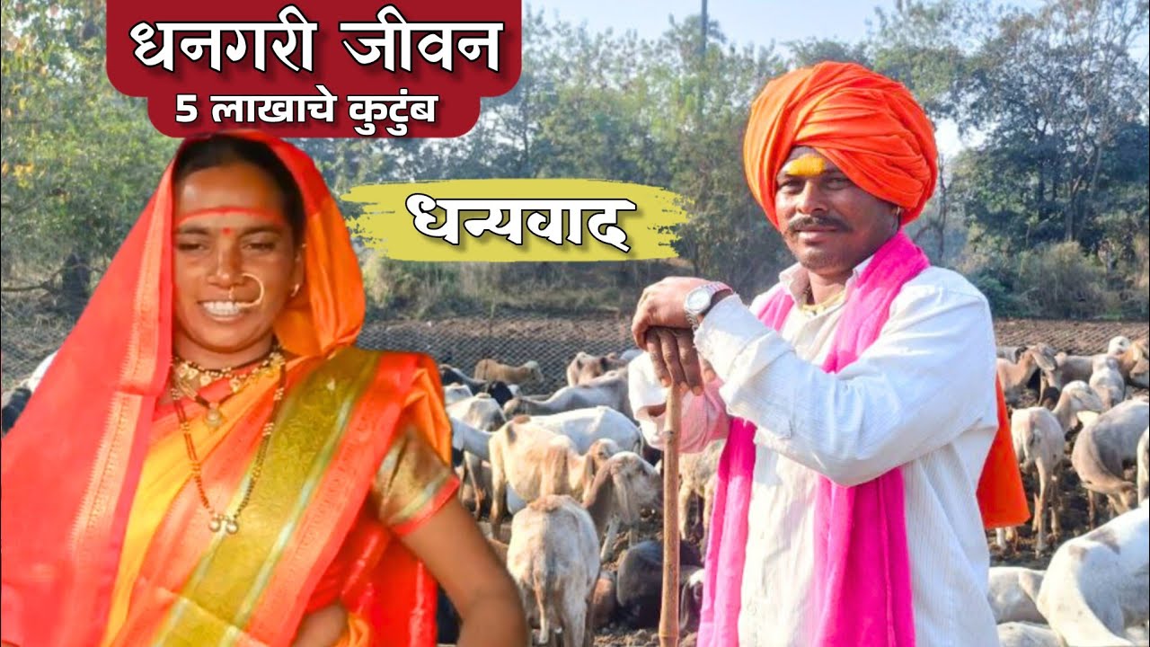 आपलं धनगरी जीवन कुटुंब 5 लाखाचे झाले 🥰 | 500k subscribers | dhangari ...