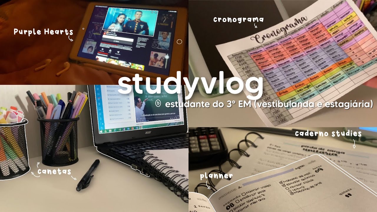 studyvlog | estudos + planejamento - YouTube