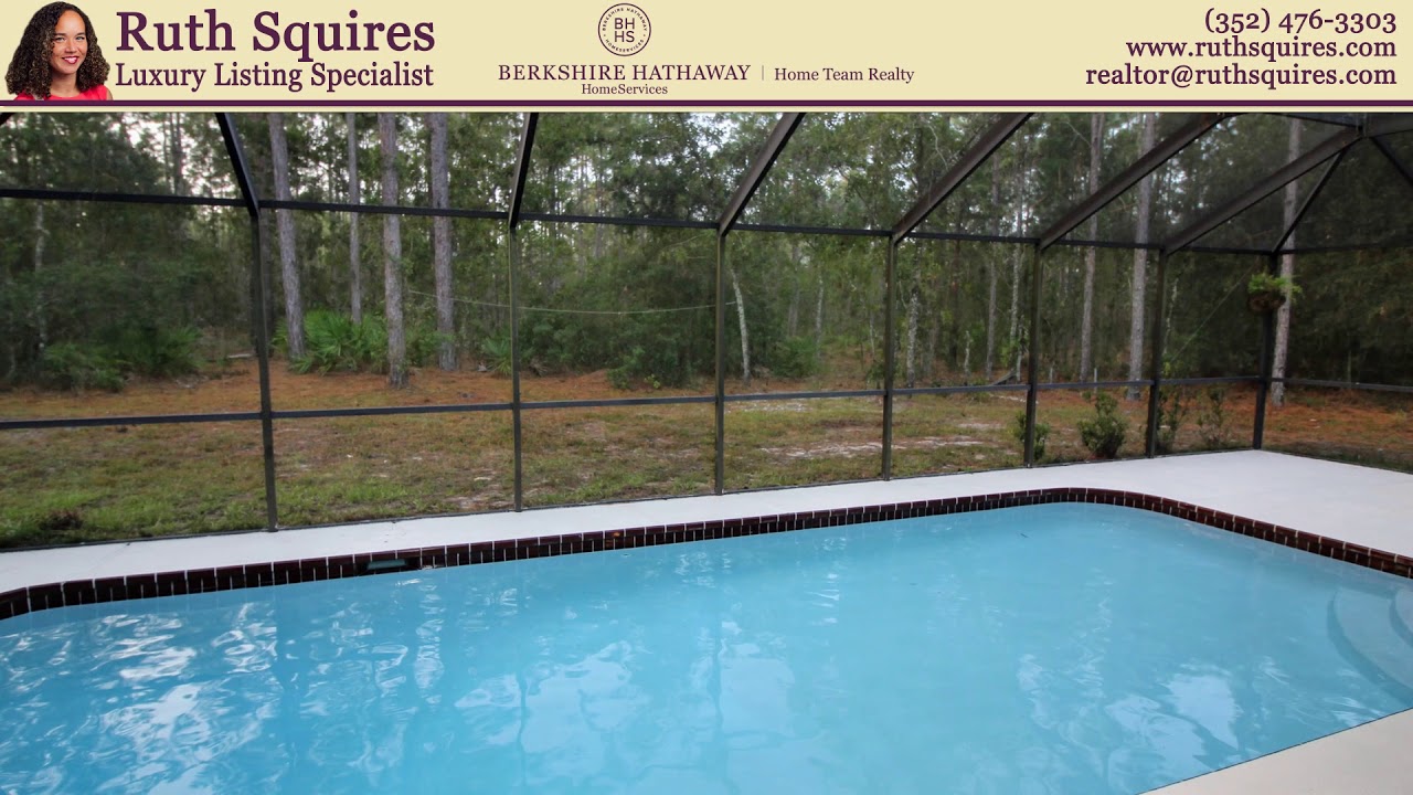 3 BR 2 BA pool home in Pine Ridge Estates, FL 34465 - YouTube