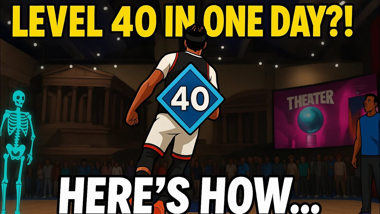 Grinding Level 40 In One Day ( NBA 2k25 ) - YouTube