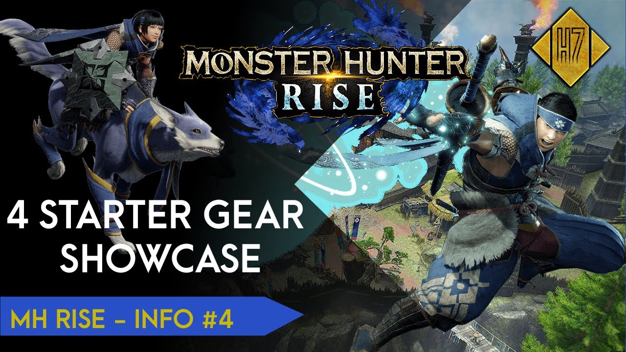 4 STARTER ARMOR SHOWCASE | MONSTER HUNTER : RISE #4 - YouTube