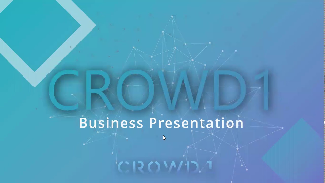 Prèsentation Crowd1 Juin 2020 شرح مبسط لشركة كراود1 - YouTube