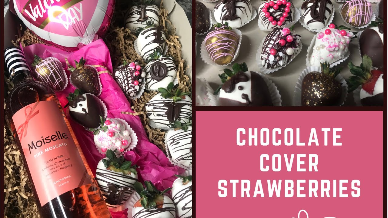 HOW TO MAKE EASY CHOCOLATE COVERED STRAWBERRIES / COMO HACER FRESAS ...