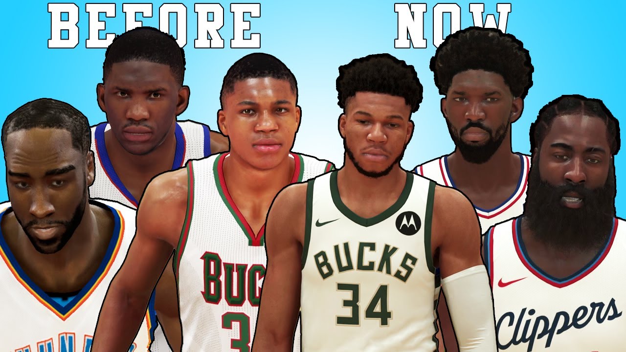 First and last appearance of the most famous players in NBA 2K games ...