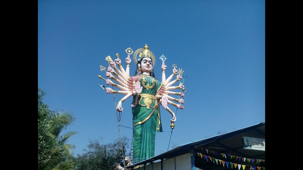 81 அடி உயர பிரம்மாண்ட அம்மன் சிலை! | 81 feet tall massive Amman statue ...