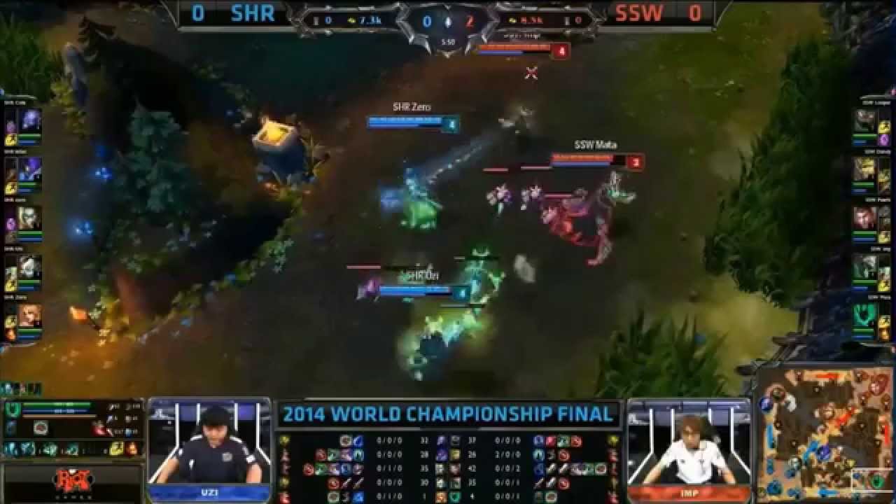 FINAL Campeonato Mundial LOL 2014 - SSW x SHR - jogo 1 - YouTube