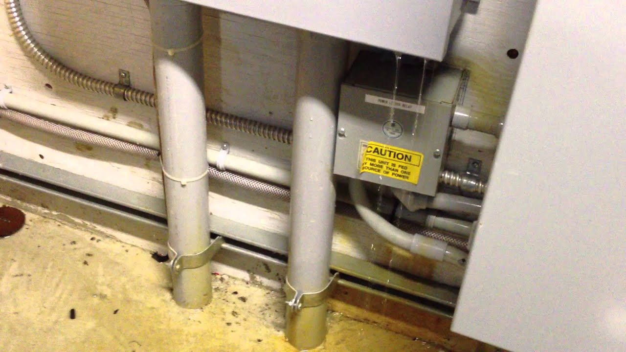 Electrical Hazard? Water Pouring out of Power Panel - YouTube