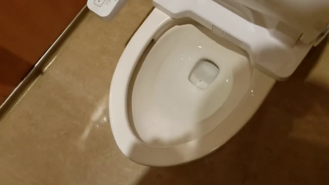 TOTO CS60B (ピュアレストQR) 便器洗浄 - YouTube