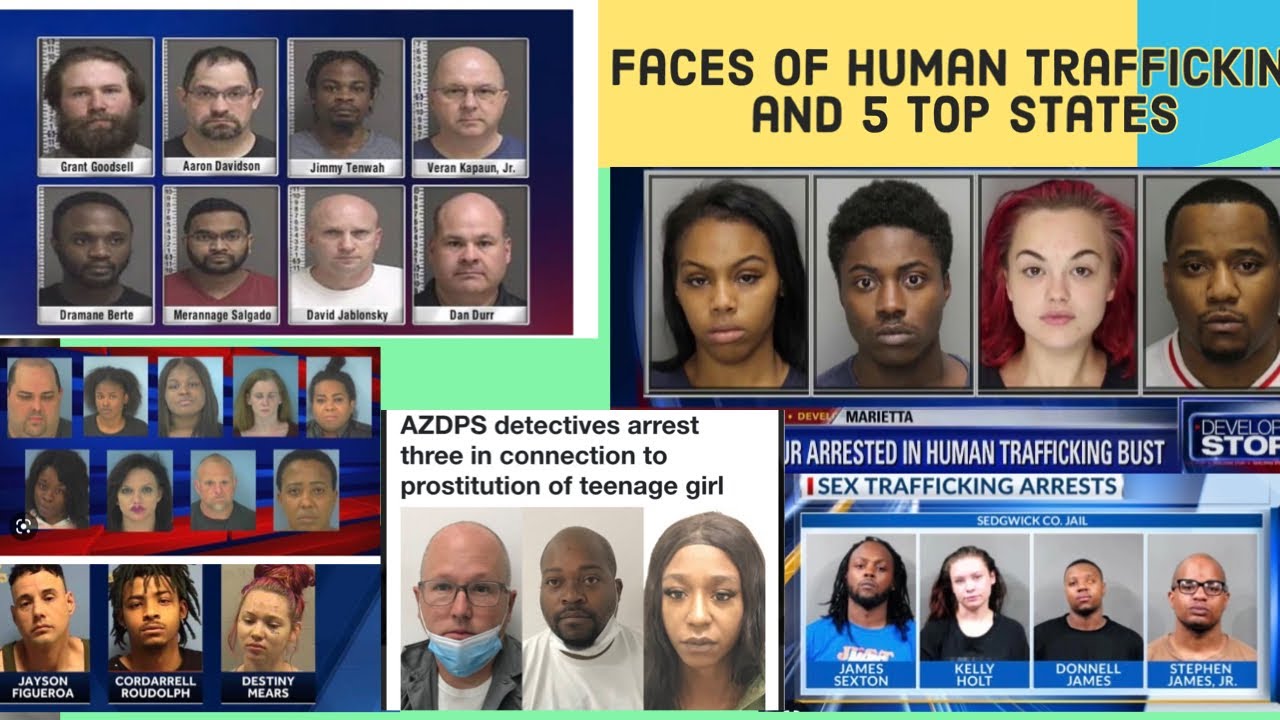 The faces of Human traffickers and top 5 state with highest human ...