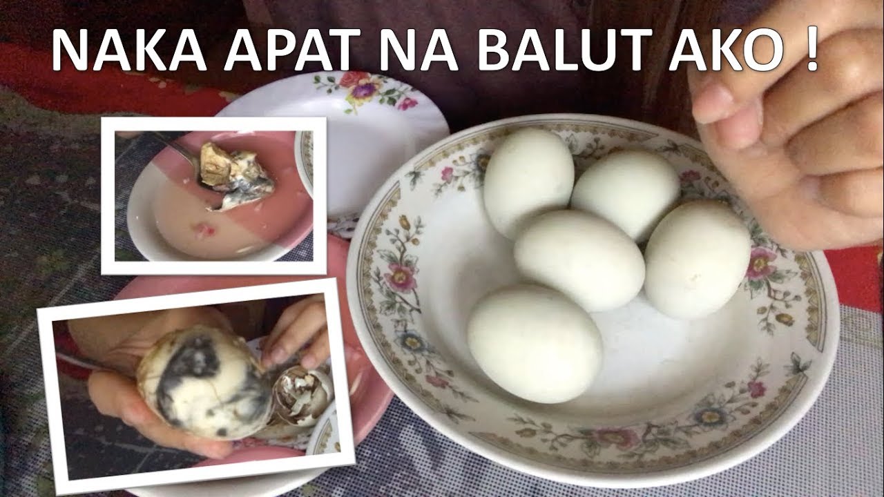 Eating Balut ( Duck Embryo ) | Charmaine Crtz - YouTube