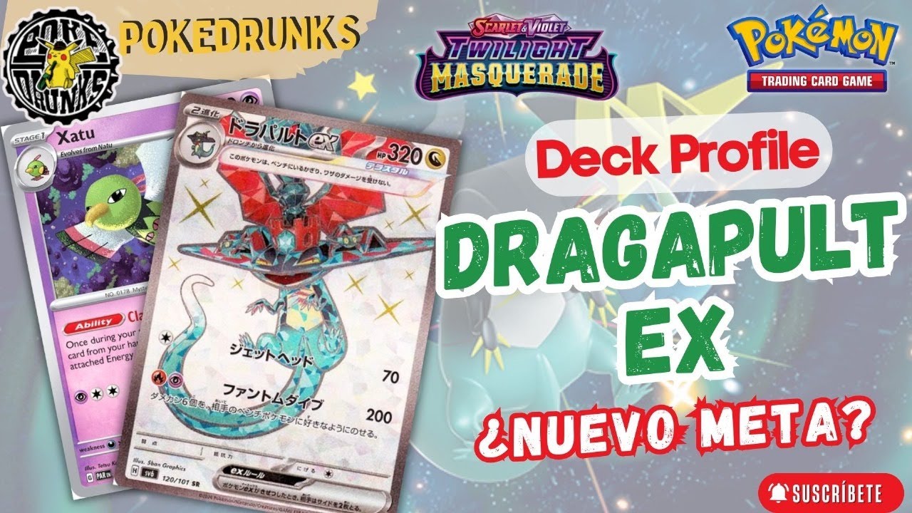 Pokemon TCG Twilight Masquerade Dragapult Ex Deck Profile | El deck que ...